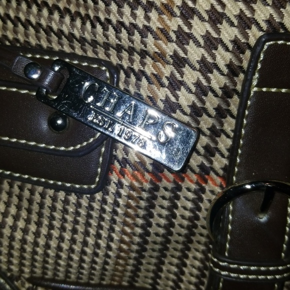 Chaps | Bags | Chaps Brown Hand Bag | Poshmark